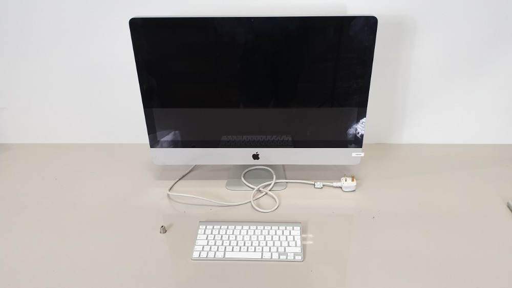 SILVER APPLE IMAC (MODEL - A1312) (SERIAL NUMBER - CO2GGIJWDMW8) WITH ...