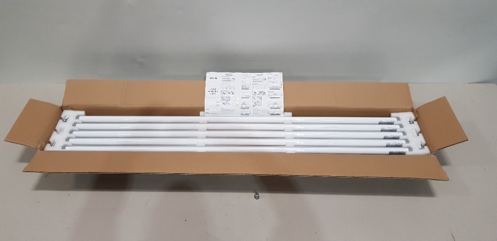 40 X BRAND NEW AZ E-LITE 18W 4FT LED TUBE LIGHTS WITH FUSES - 1100-240V ...